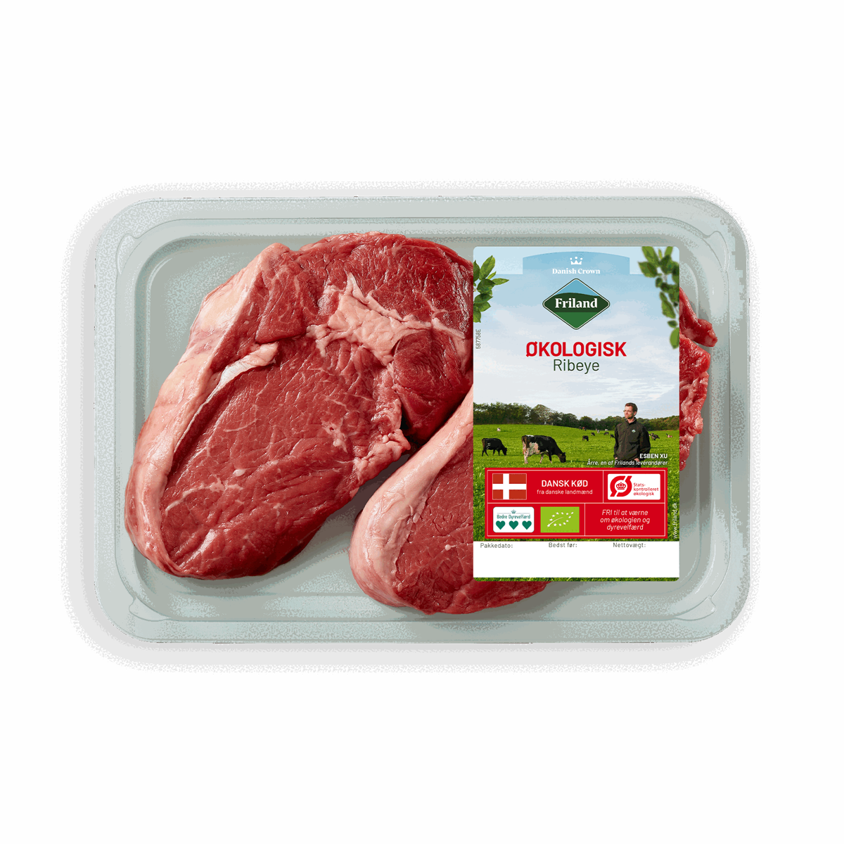 Økologisk Ribeye - Friland - Danish Crown