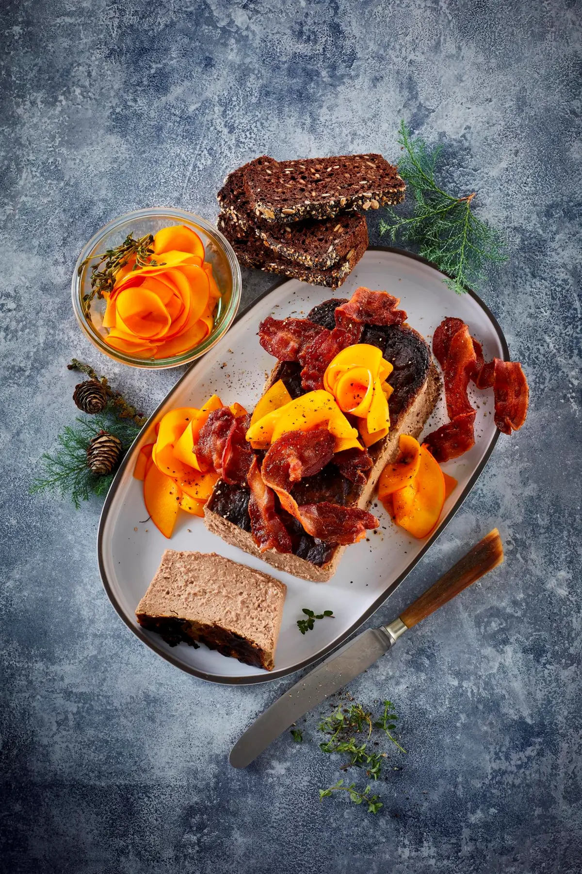 Lun leverpostej med sprød bacon og syltet græskar - Danish Crown ...