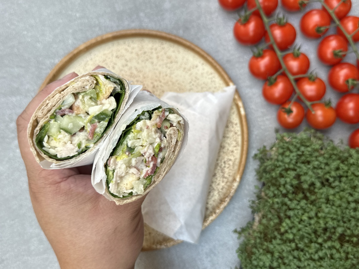 Chopped cæsarwrap med kylling - Danish Crown