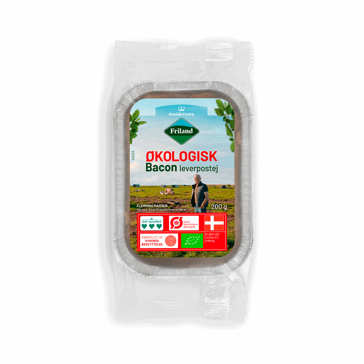 Friland Økologisk Bacon Leverpostej - Danish Crown