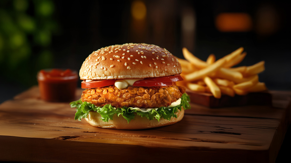 Crispy Chicken Burger - Danish Crown Professional