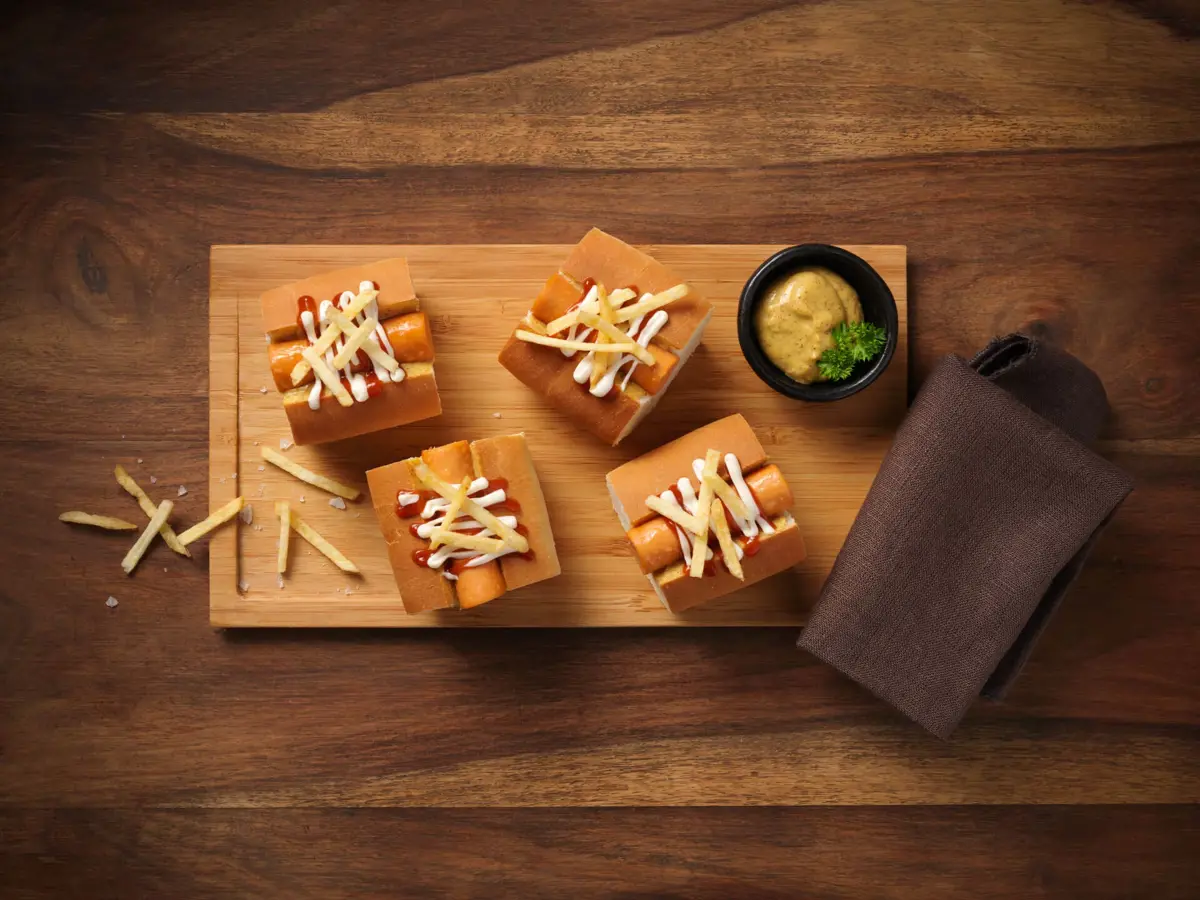 Mini Hot Dogs con Salchichas Vienna Tulip - Danish Crown