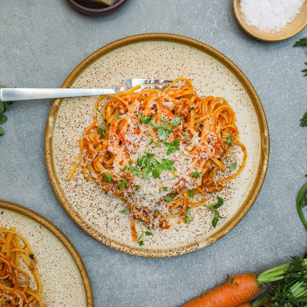 Spaghetti bolognese med parmesan - Danish Crown