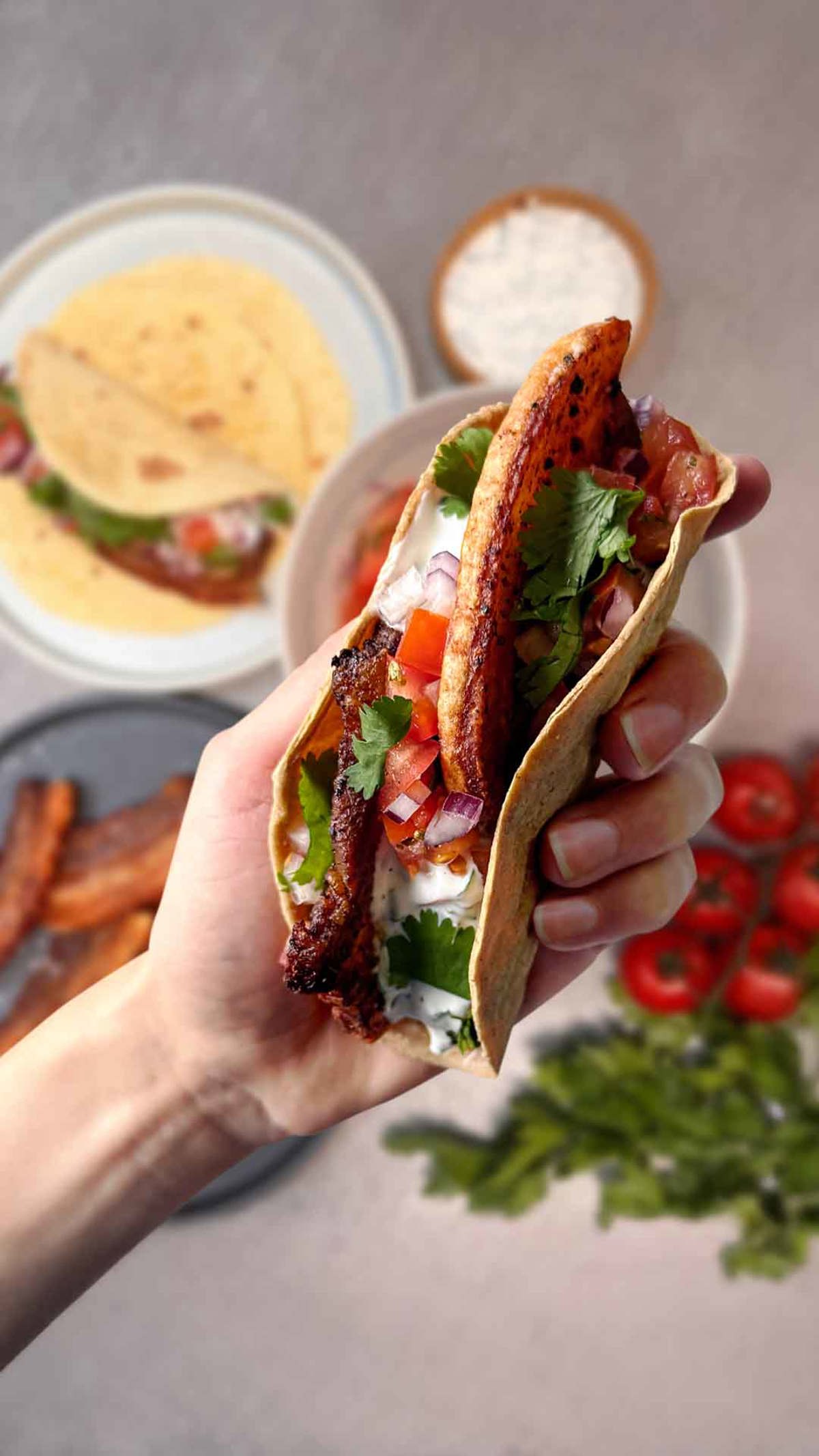 Taco med stegt flæsk - Danish Crown