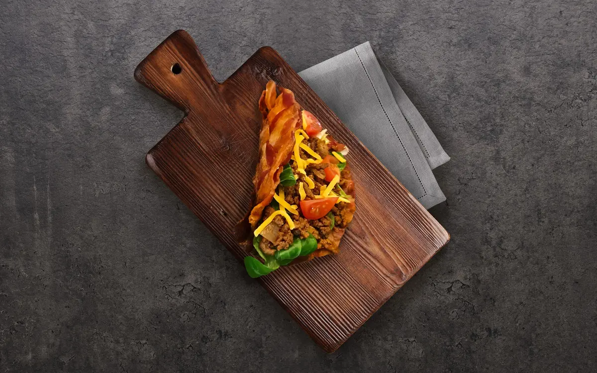 Bacon-taco - en opskrift med bacon fra Tulip - Danish Crown