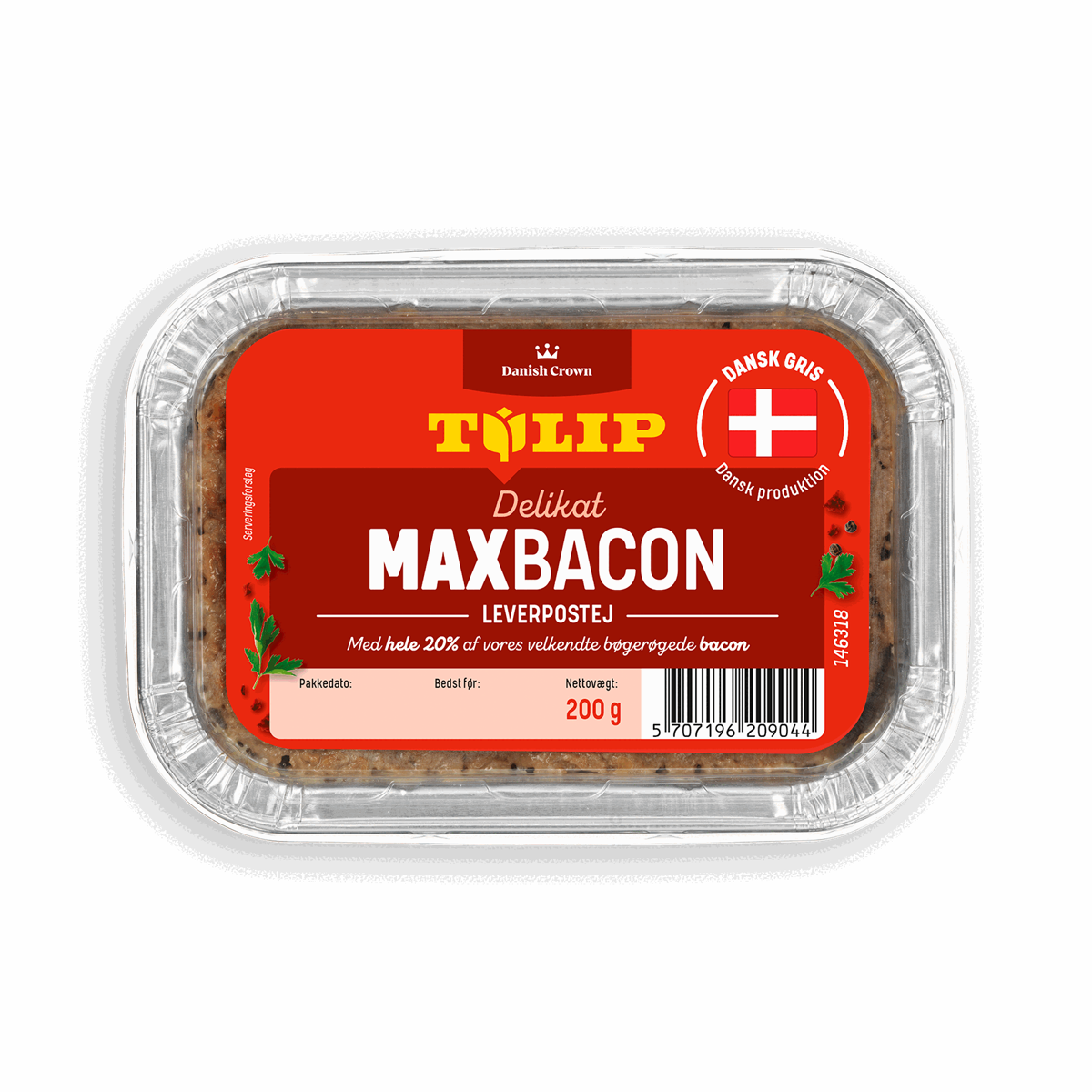 Tulip MAX Bacon Leverpostej - Danish Crown