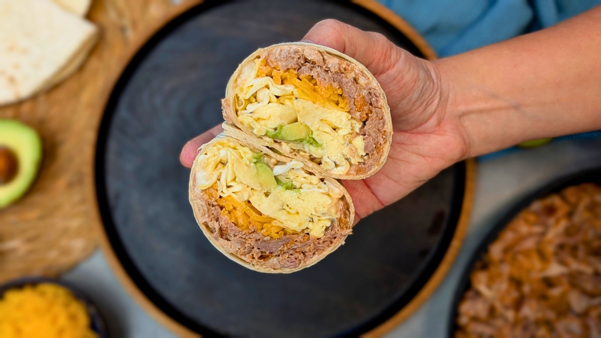 Breakfast buritto med pulled pork - Danish Crown