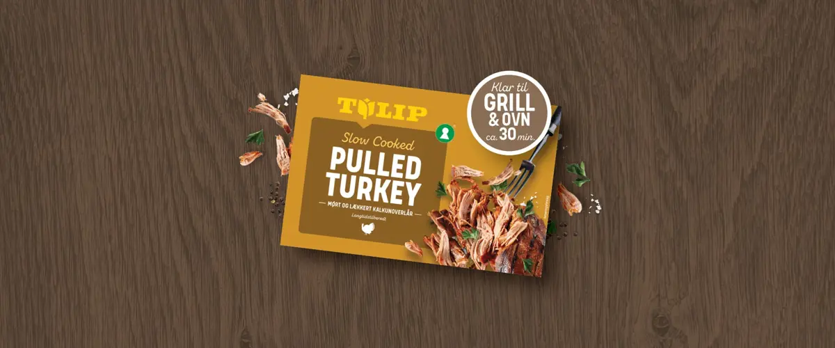 Sådan tilbereder du Tulip Pulled Turkey - Danish Crown