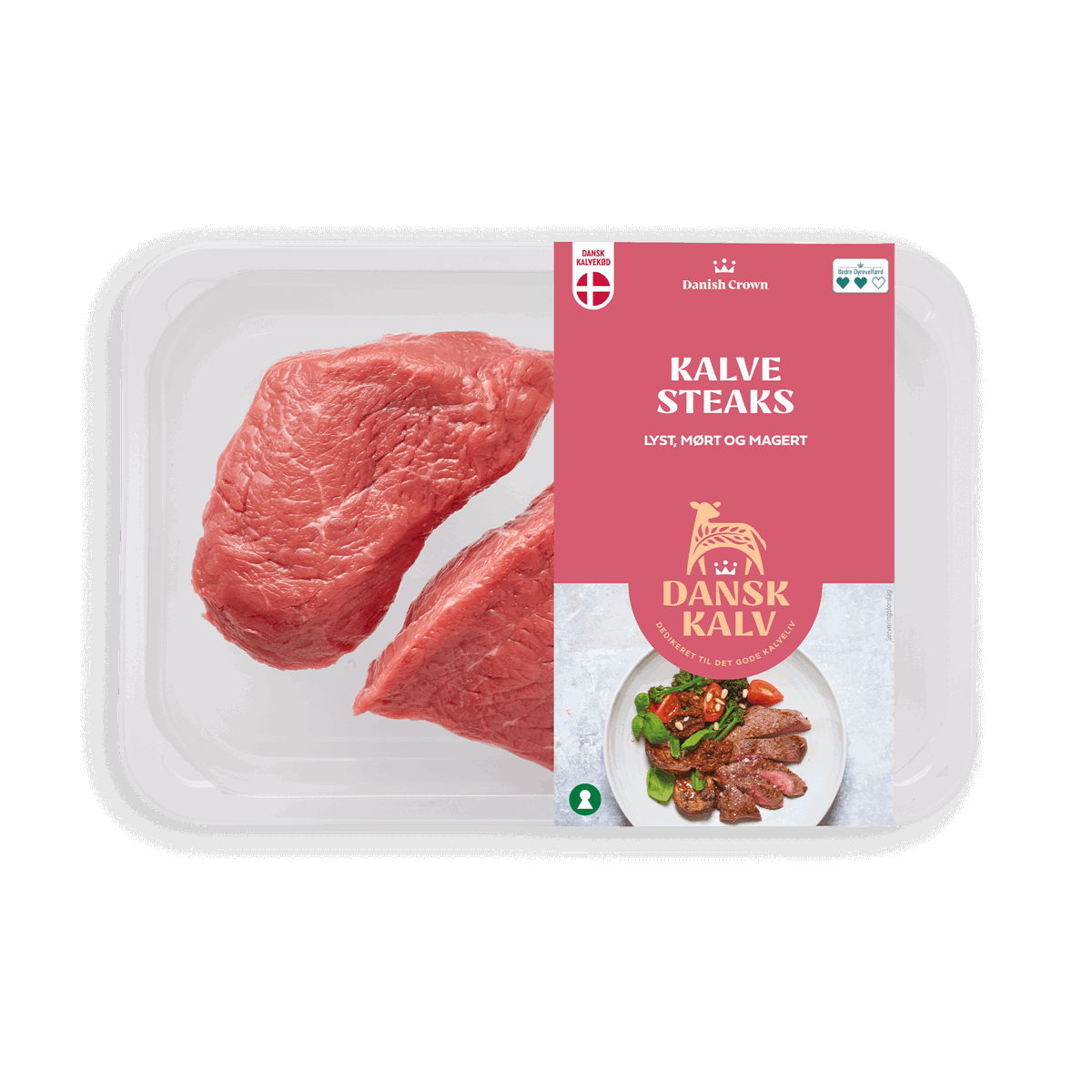 Dansk Kalv steaks - Danish Crown