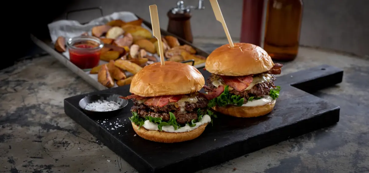 Baconburgare - Hamburgare med bacon - Danish Crown